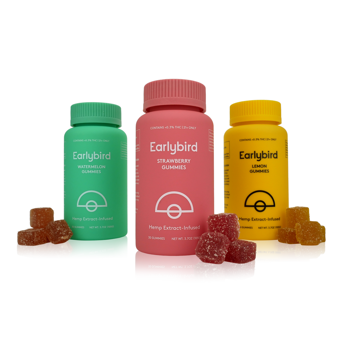 Full Spectrum CBD Gummies w/ 2.5mg THC – EarlyBird CBD
